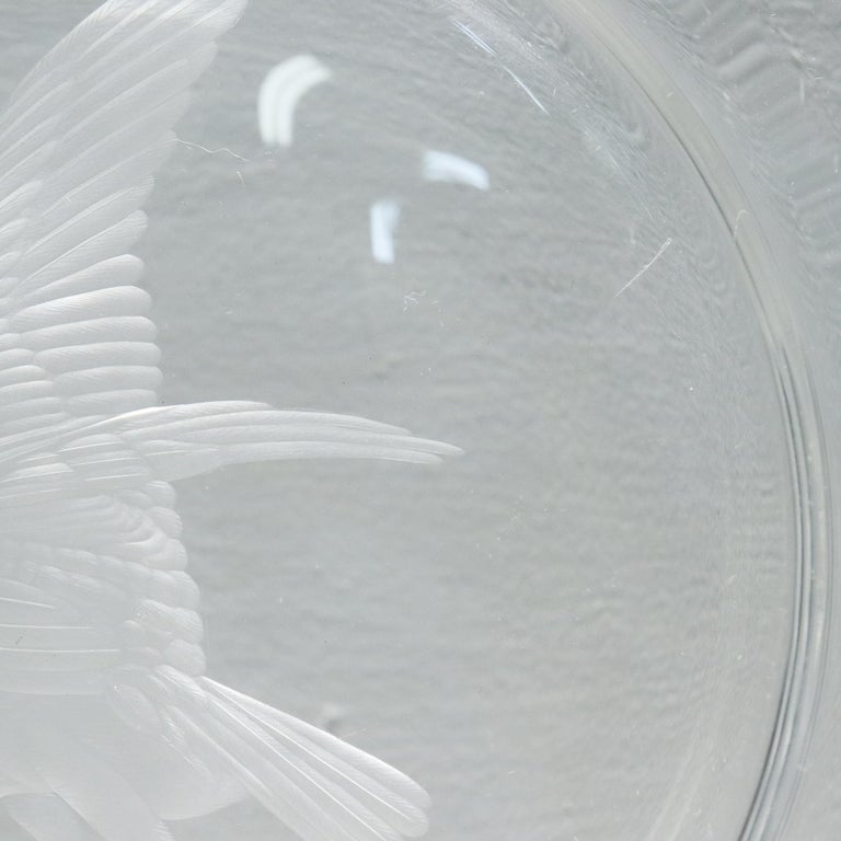 Set of 12 Steuben Wheel Engraved Crystal or Glass Audubon Plates by ...