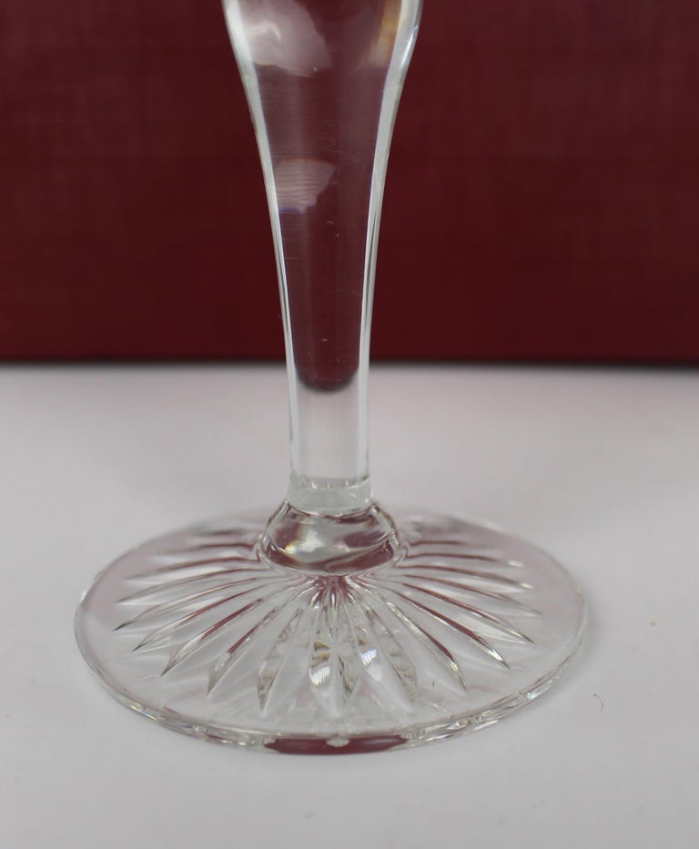Set of 12 Tudor Crystal Castile Pattern Wine Glasses For Sale at 1stDibs