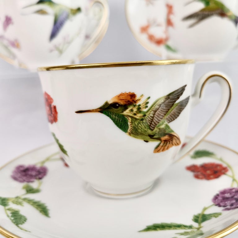 Set of 12 Vintage Bavaria Cups and Saucers, Hummingbirds of the World ...