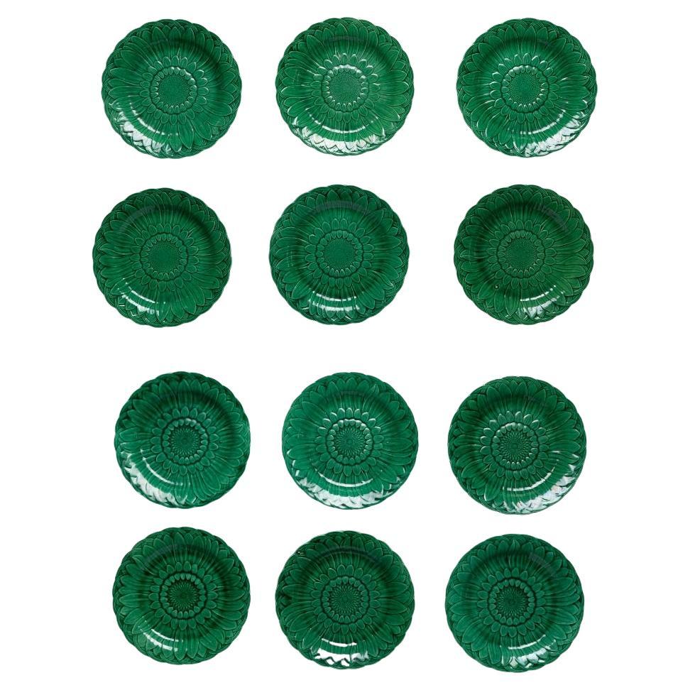 1950s Portugal Majolica Yellow Cabbage Dinnerware, Set of 24 at 1stDibs ...