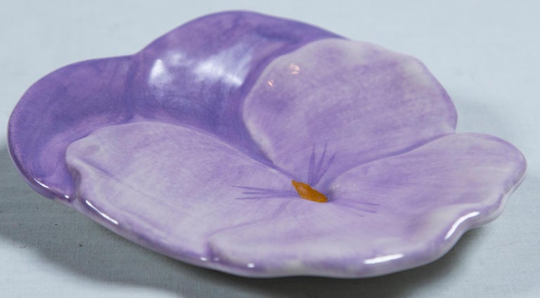 Set of 13 Ernestine Salerno Italian Pansy Dishes at 1stDibs | ernestine ...