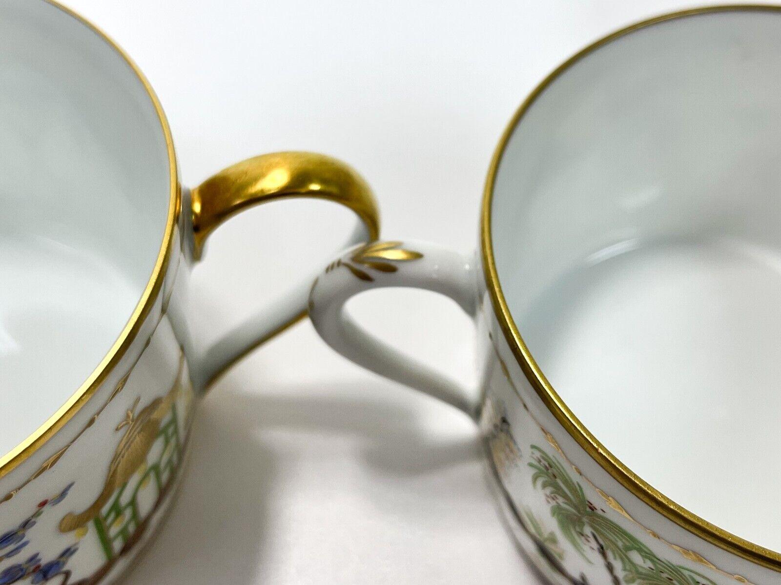 Set of 13 Tiffany Le Tallec Private Stock Porcelain Tea Cups in Cirque ...