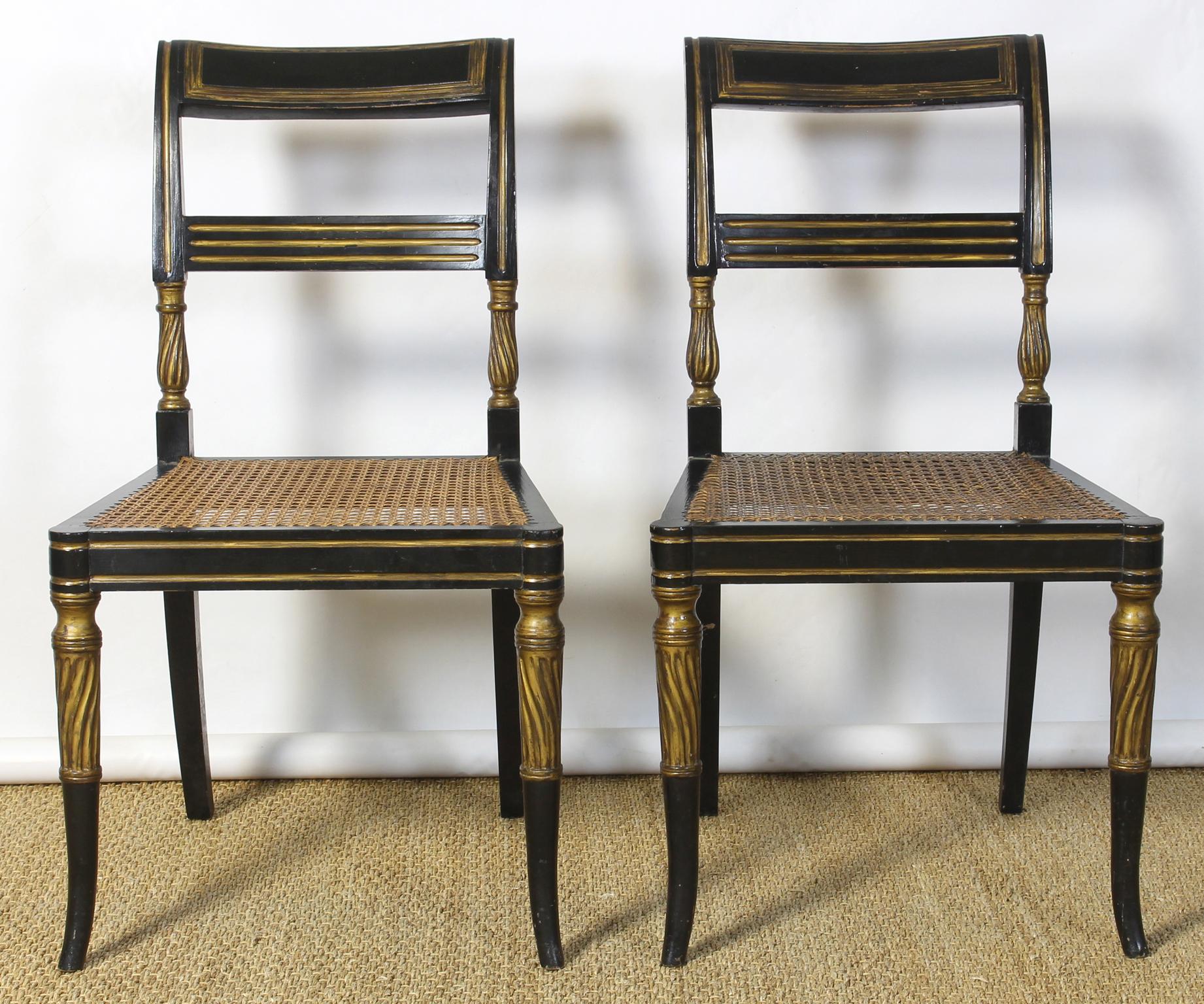 Set of 14 Regency Dining Chairs at 1stDibs