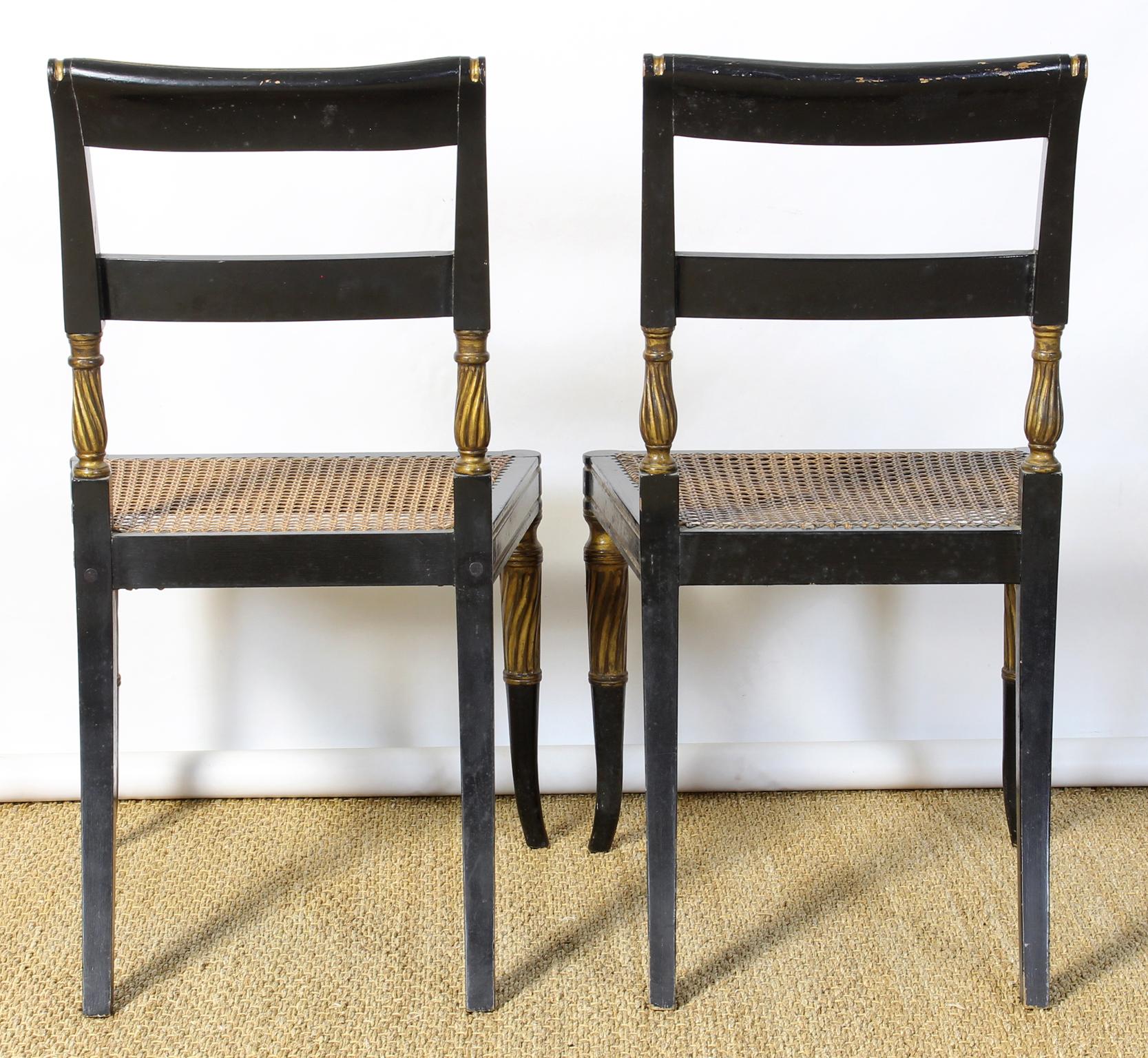 Set of 14 Regency Dining Chairs at 1stDibs