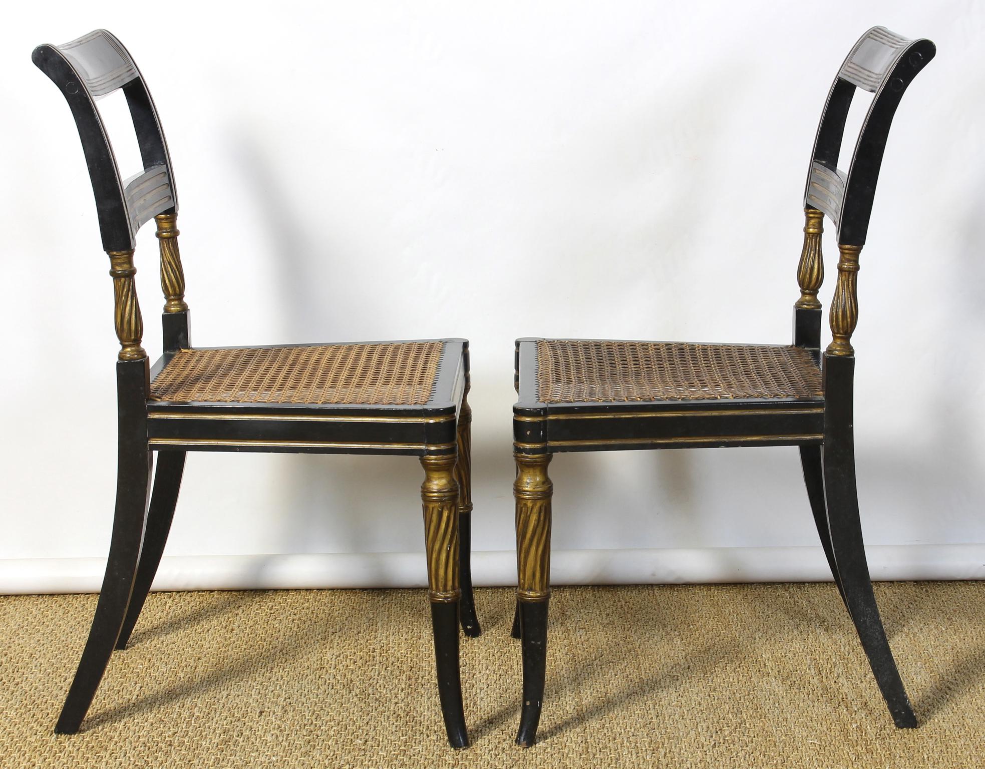 Set of 14 Regency Dining Chairs at 1stDibs