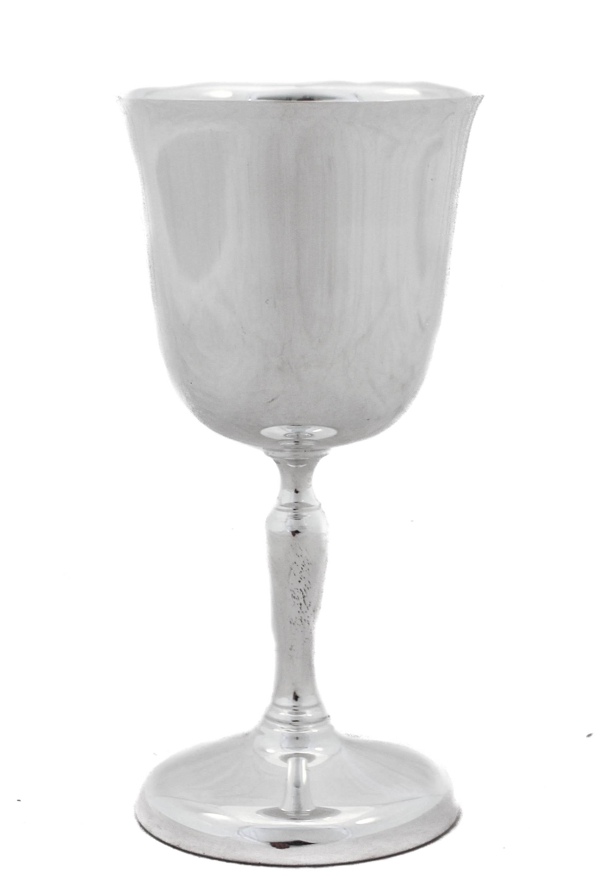 Set of 16 Sterling Silver English Goblets at 1stDibs