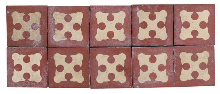 Set of 18 Antique Encaustic Floor Tiles at 1stDibs | antique encaustic ...