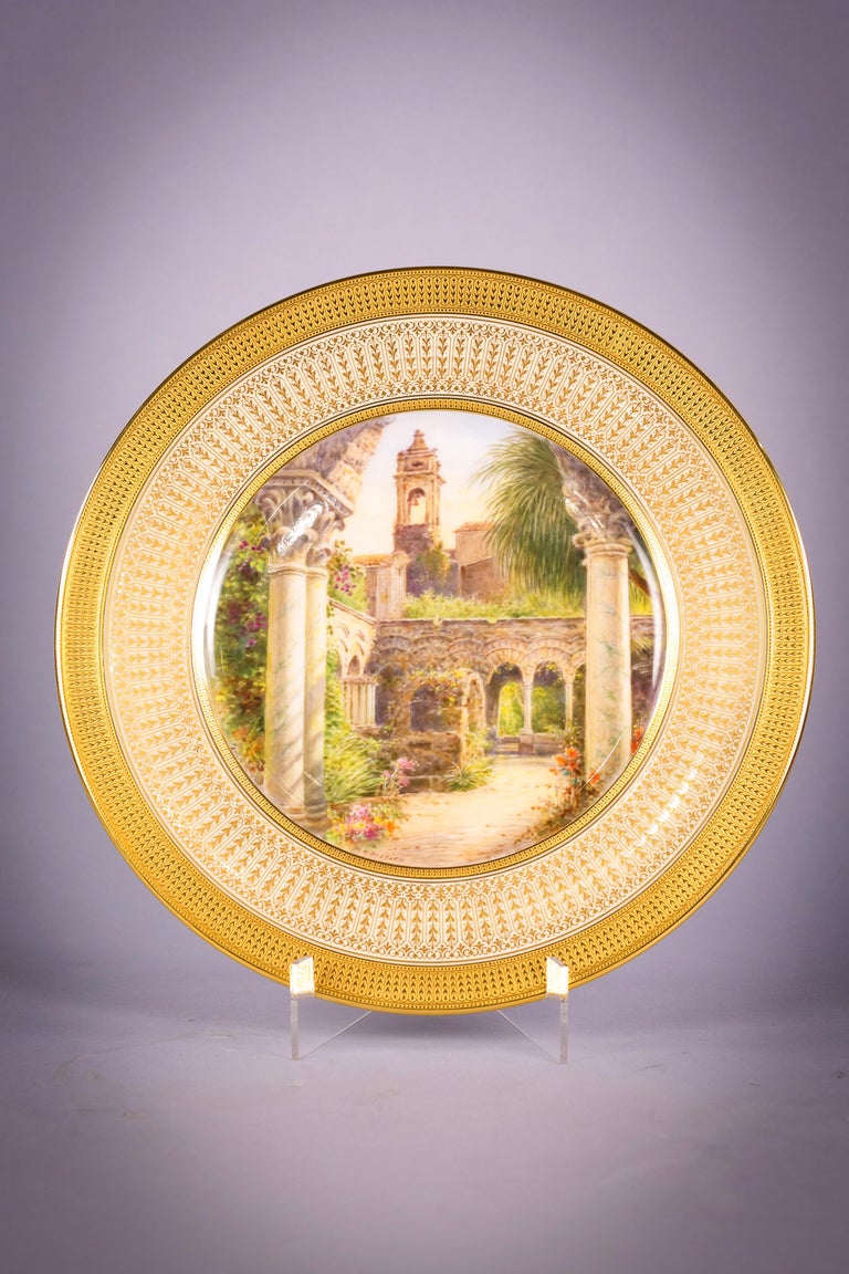 Set of 18 Lenox Topographical Plates, Signed W.M. Morley, circa 1930 ...