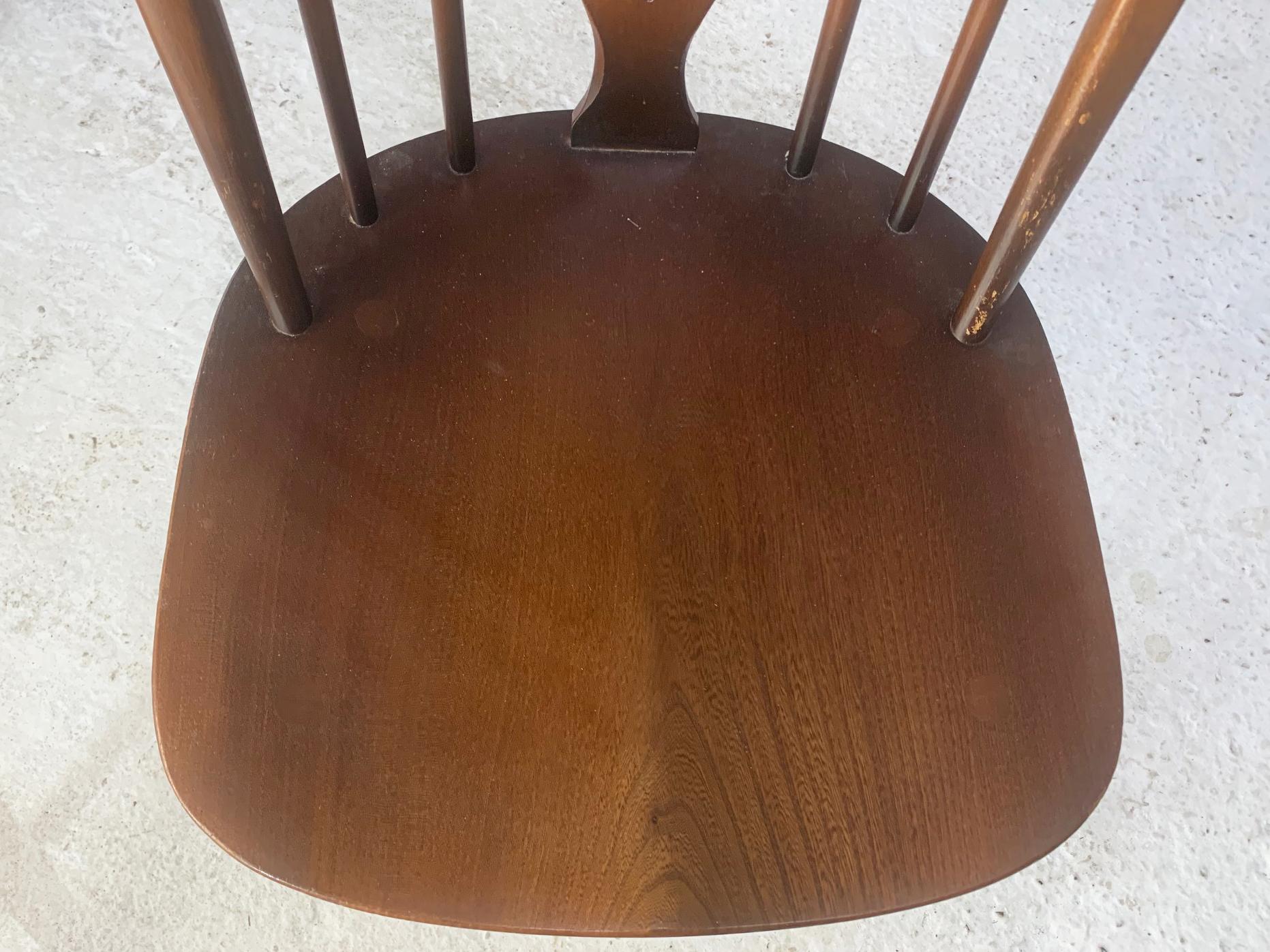 Set of 1950’s Mid Century Ercol ‘Old Colonial 371” Blue Label Dining ...