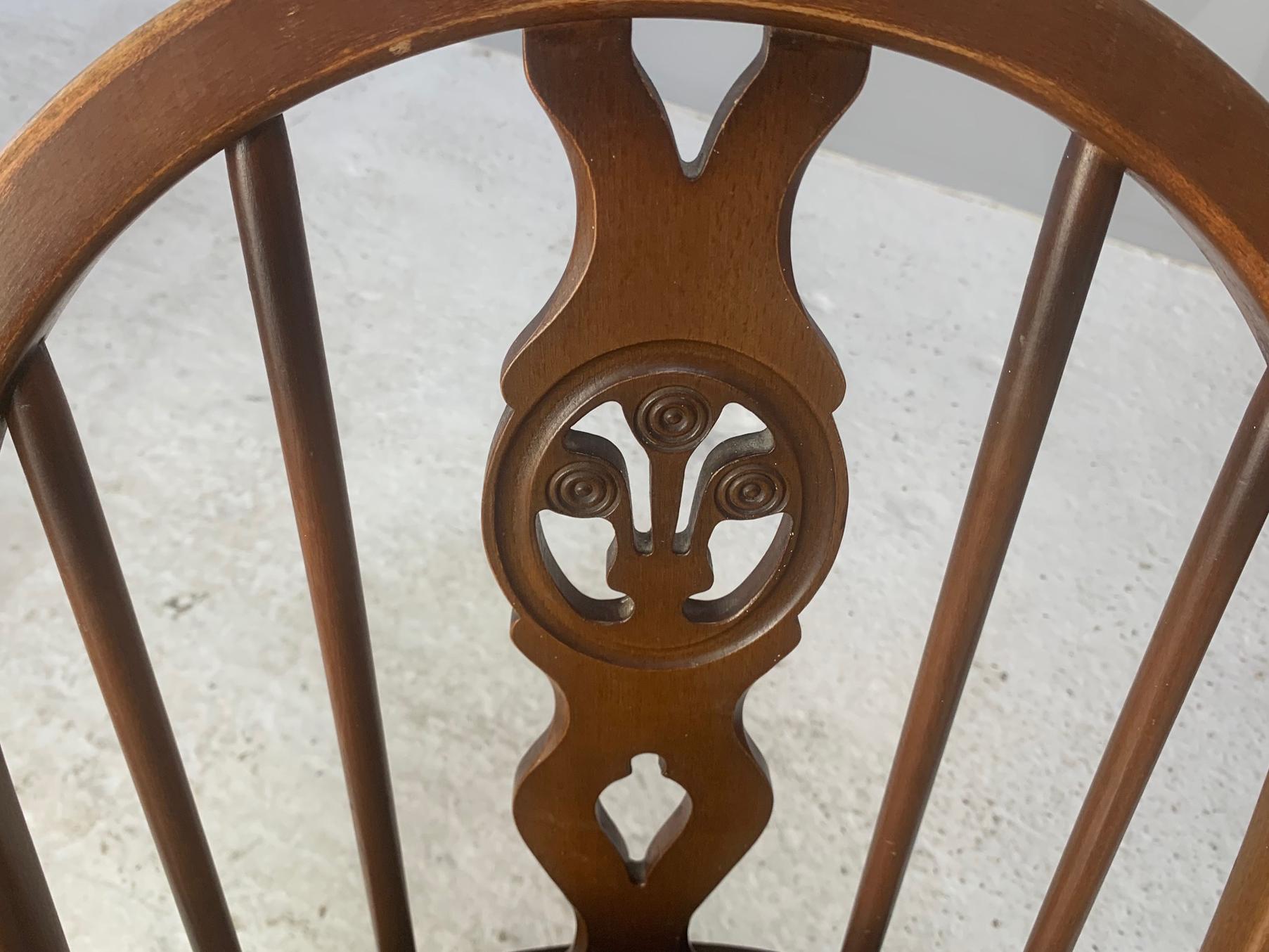 Set of 1950’s Mid Century Ercol ‘Old Colonial 371” Blue Label Dining ...