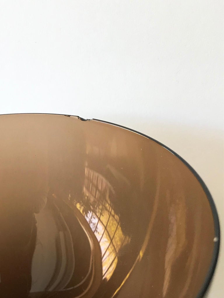 Set of 1960s Smoke-Tint Glassware For Sale at 1stDibs