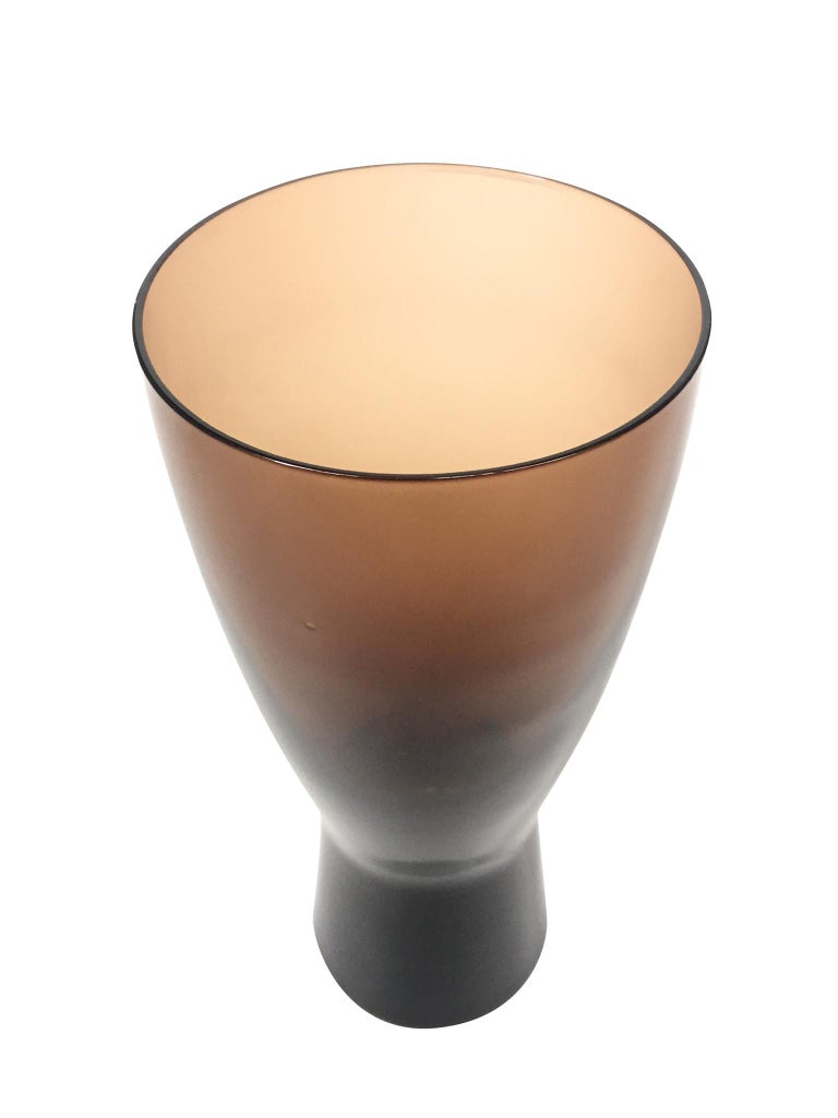 Set of 1960s Smoke-Tint Glassware For Sale at 1stDibs