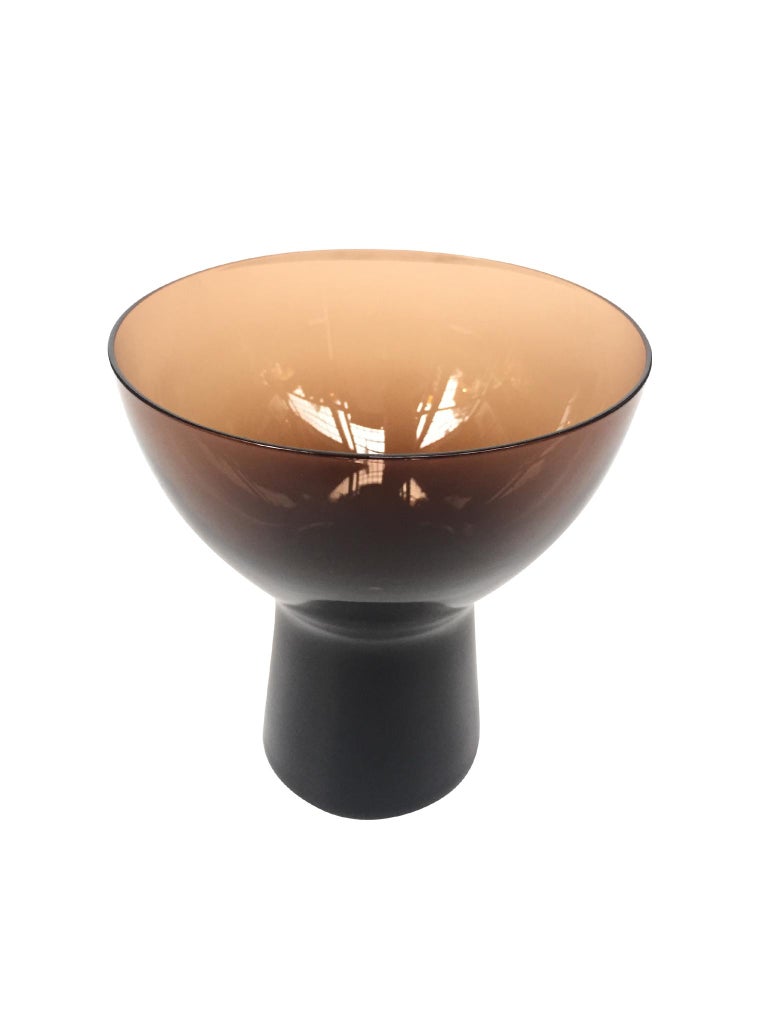 Set of 1960s Smoke-Tint Glassware For Sale at 1stDibs