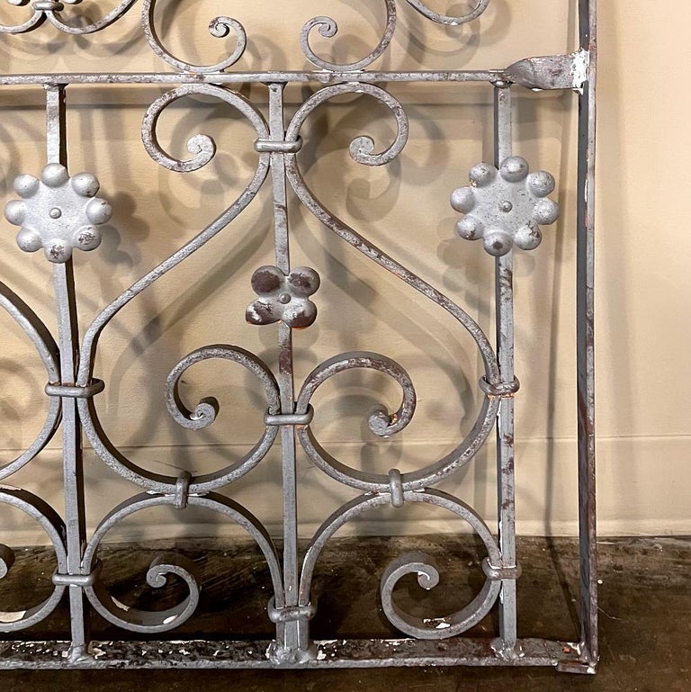 Set of 19th Century French Wrought Iron Balustrades, Window Guards For ...