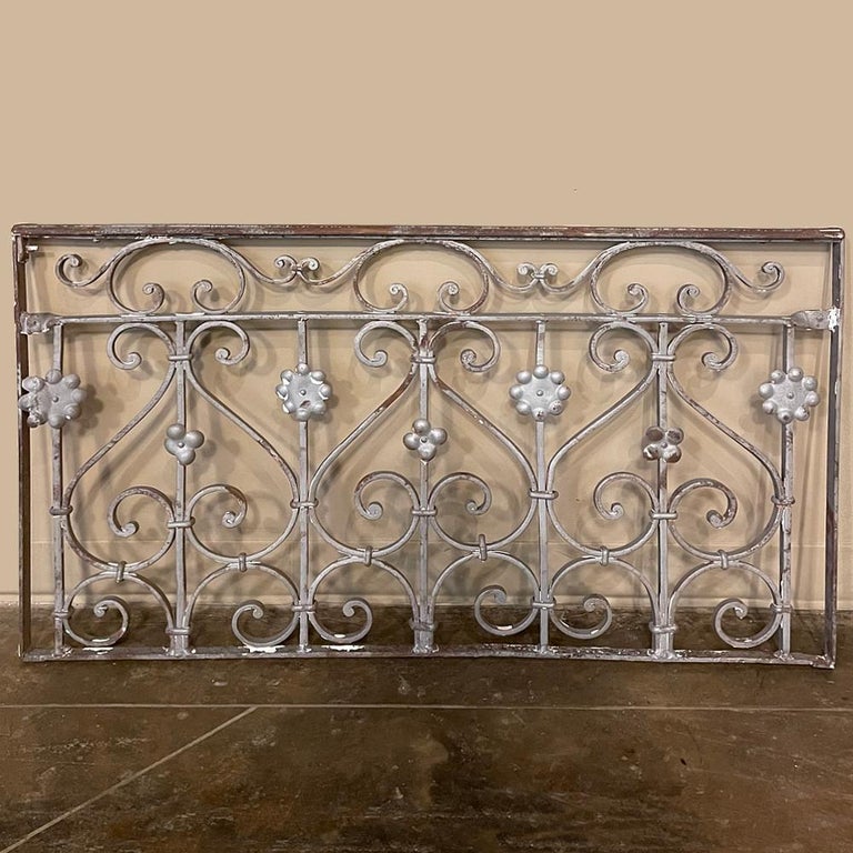 Set of 19th Century French Wrought Iron Balustrades, Window Guards For ...