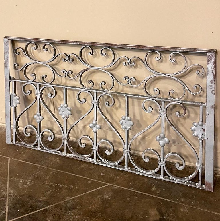 Set of 19th Century French Wrought Iron Balustrades, Window Guards For ...