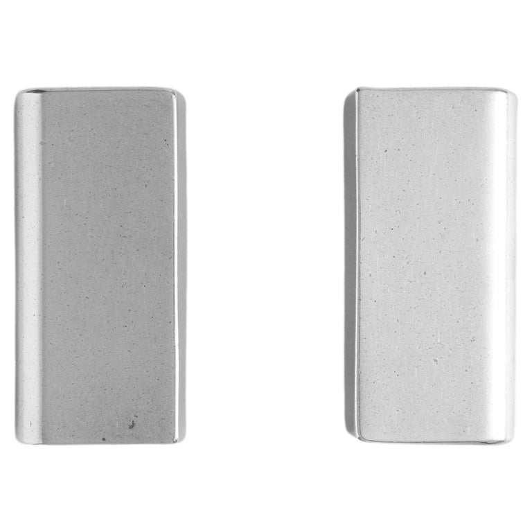 Set of 2 Aluminum Mini Cove Handles by Henry Wilson For Sale at 1stDibs