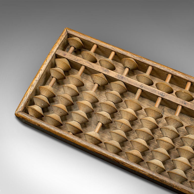 Set of 2 Antique Bamboo Trader's Abacus, Chinese, Oak, Bamboo ...