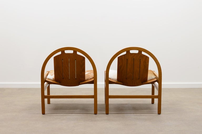 Set of 2 Argos Chairs by Baumann France, 70s at 1stDibs