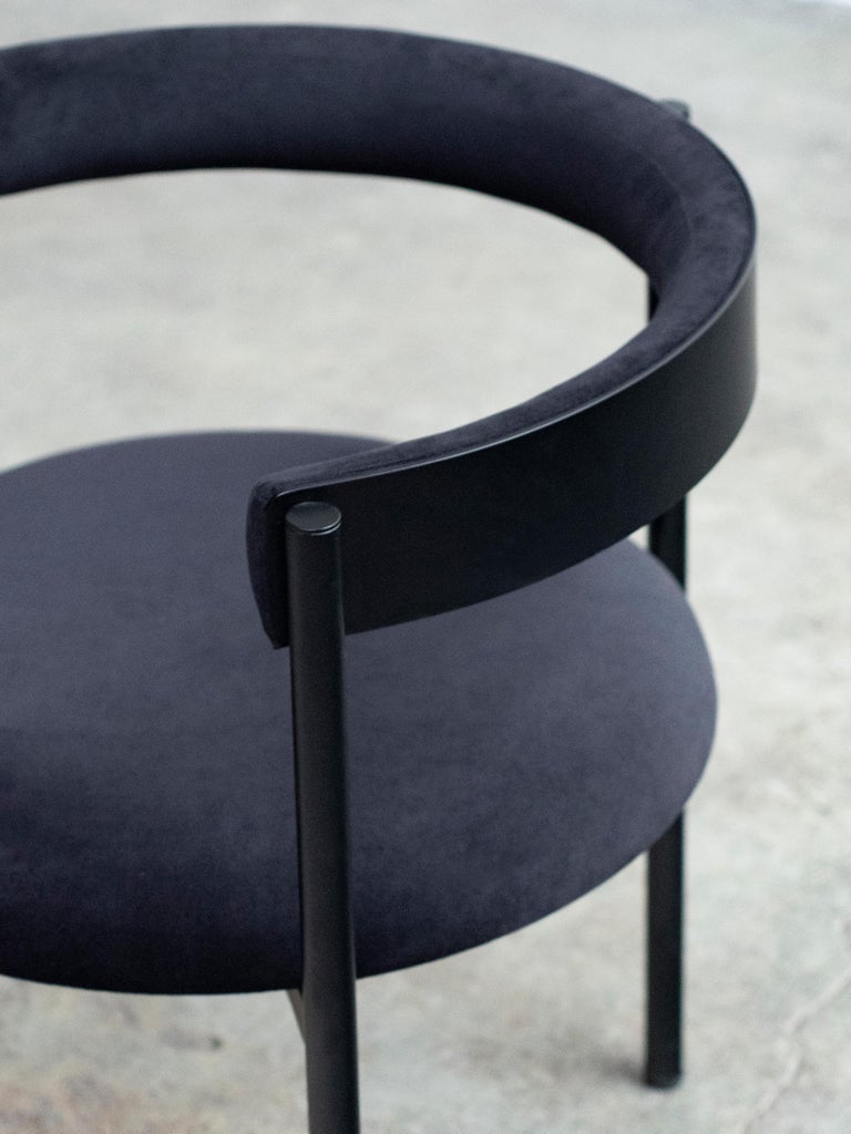 Set of 2 Aro Chairs, Black by Ries For Sale at 1stDibs