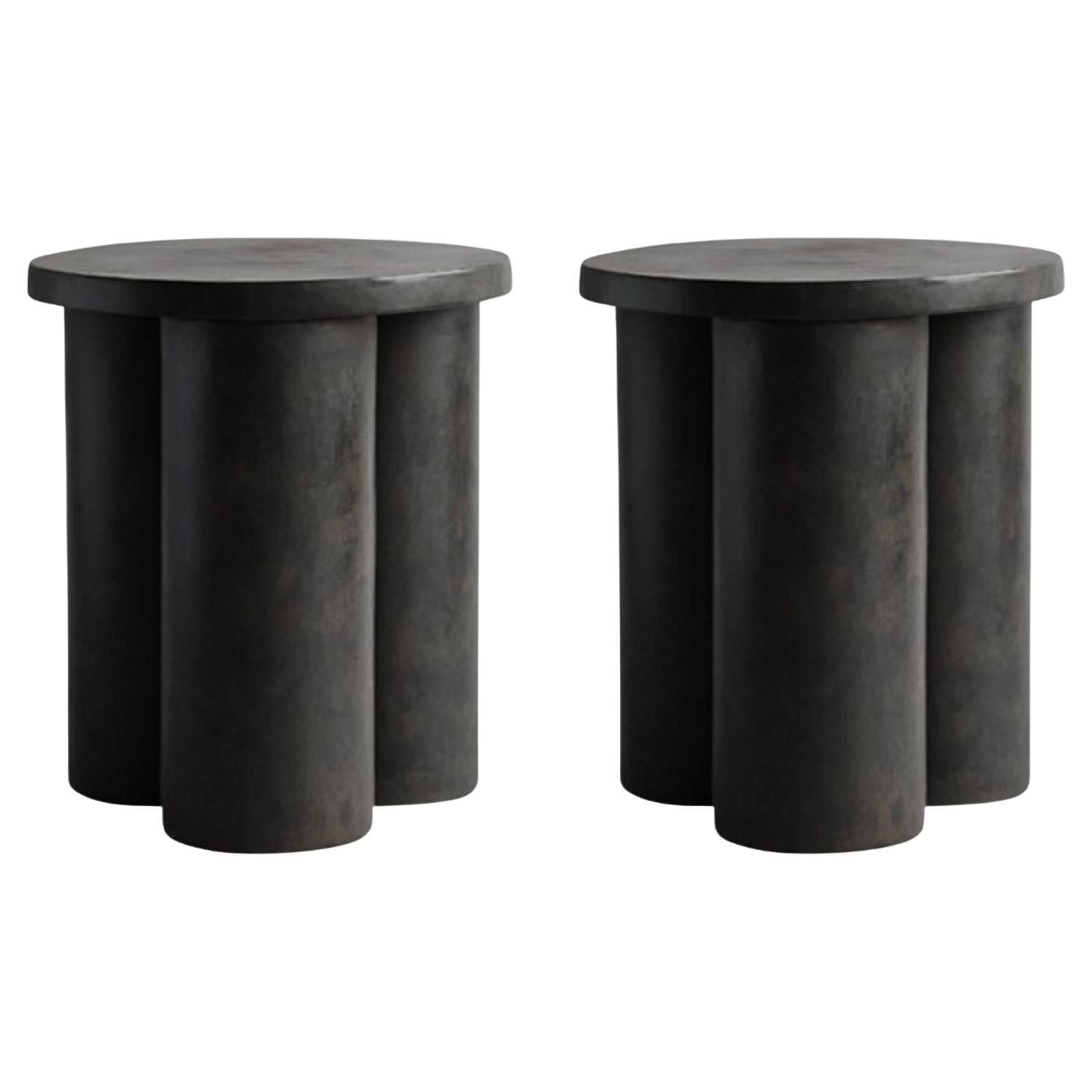 Set of 2 Big Foot Tables Tall by 101 Copenhagen For Sale at 1stDibs