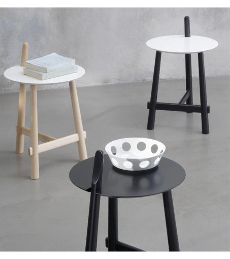 Set of 2 Black Altay Side Tables by Patricia Urquiola For Sale at 1stDibs