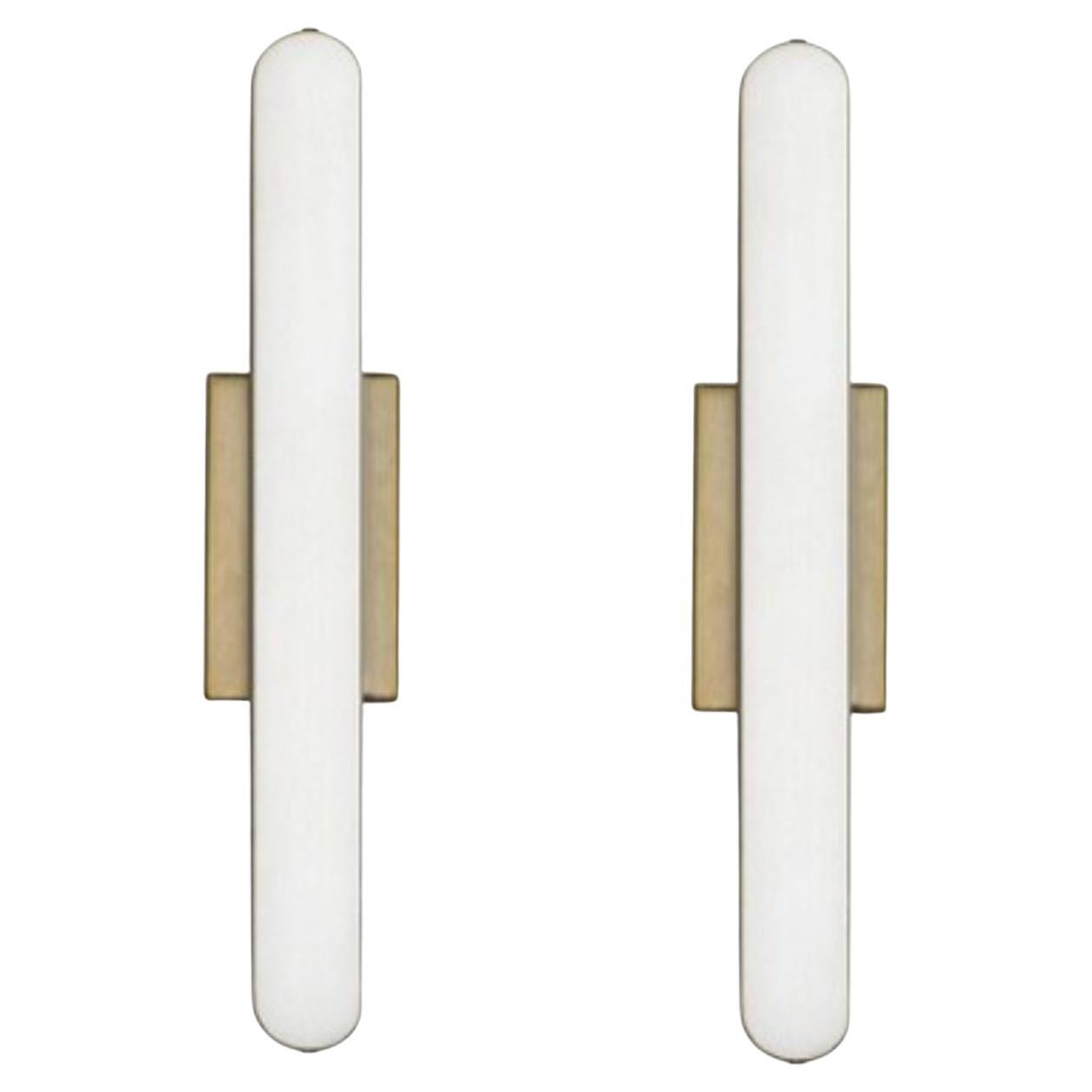 Stadium Round Wall Light by Square in Circle For Sale at 1stDibs