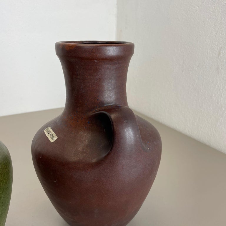 Set of 2 Ceramic Pottery Vase Heinz Siery Carstens Tönnieshof, Germany ...