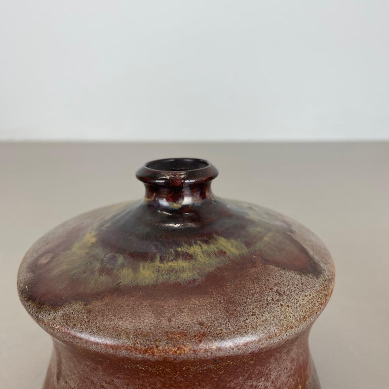 Set of 2 Ceramic Studio Pottery Vase by Elmar and Elke Kubicek, Germany ...