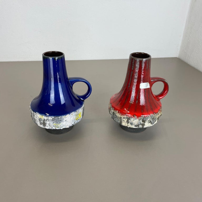 Set of 2 Ceramic UFO Pottery Vase Heinz Siery Carstens Tönnieshof ...