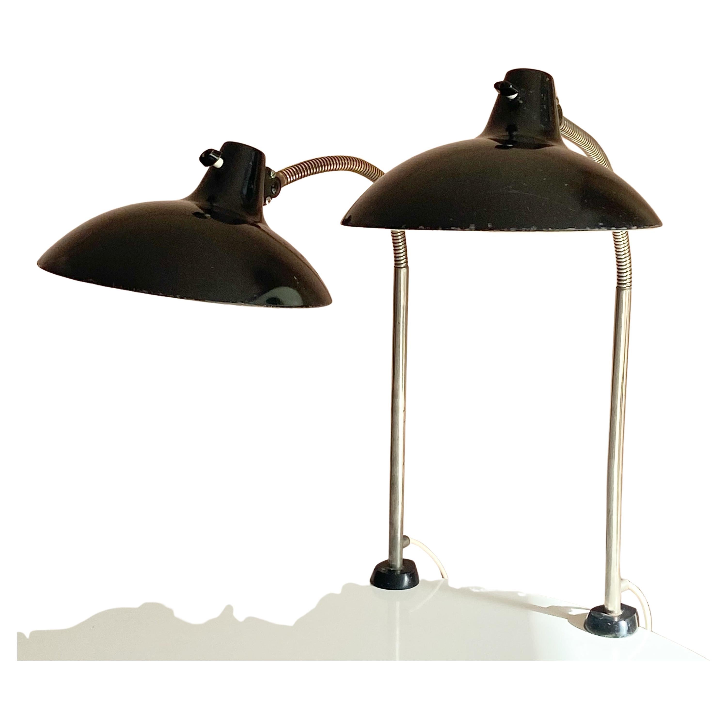 Set of 2 Christian Dell Table Lamps 6861 by Kaiser Idell, Germany For ...