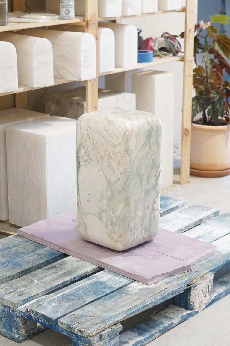 Set of 2 Chunk Squared Side Tables by Swell Studio For Sale at 1stDibs