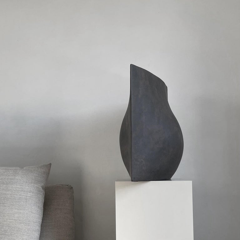 Set of 2 Coffee Origami Vase Big by 101 Copenhagen For Sale at 1stDibs