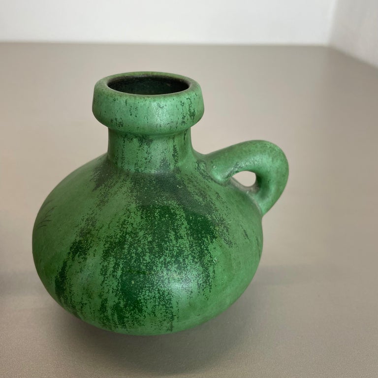 Set of 2 colorful Ceramic Studio Pottery Vase Objects Otto Keramik ...