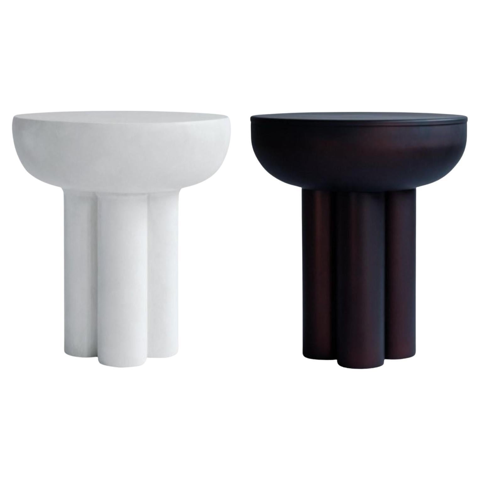 Bone White Crown Table Low by 101 Copenhagen For Sale at 1stDibs