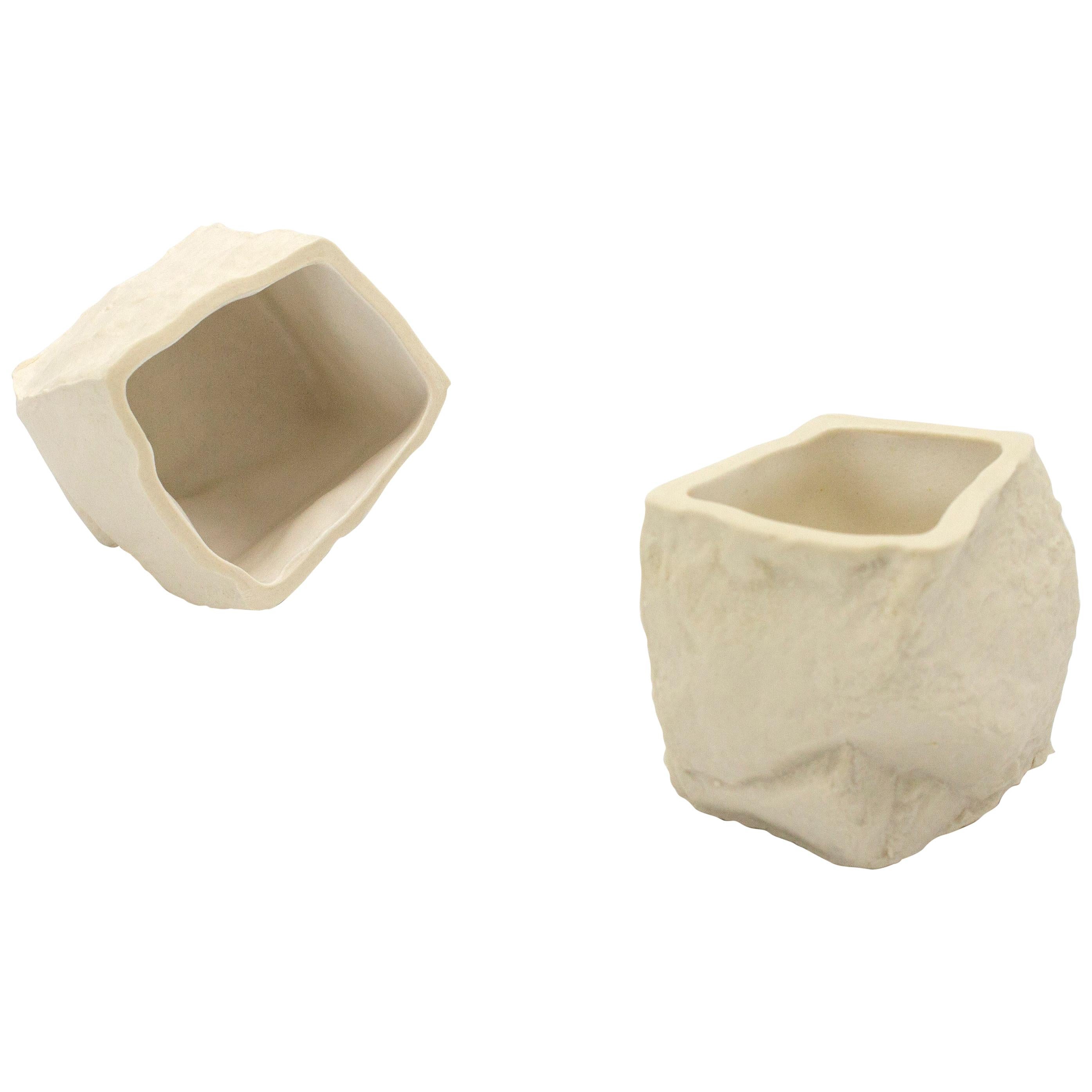 Group of Five Bohemian Nargileh Bases with Cups Featuring Eastern ...