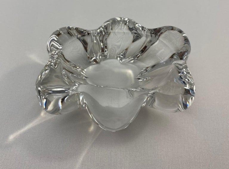 Set of 2 Daum Saleron or Caviars Crystal Serving Dishes by Daum France ...
