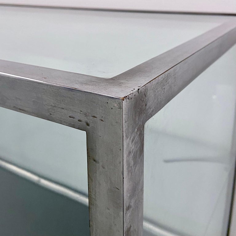 Set of 2 'Fiera Milano' Display Cabinets in Glass, Steel and Wood ...