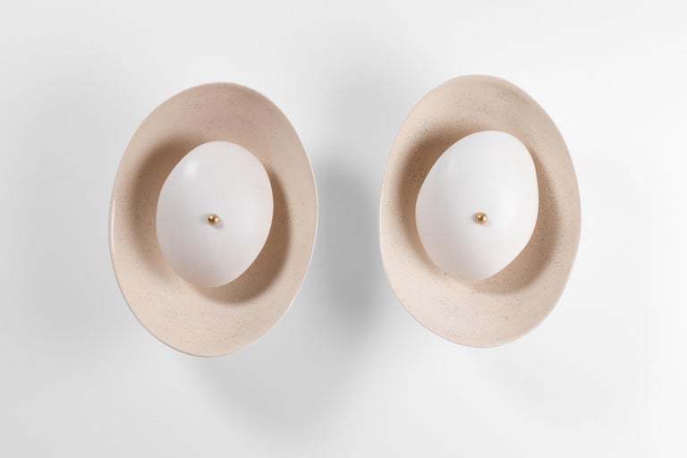 Set of 2 Free Form Wall Sconces by Elsa Foulon For Sale at 1stDibs