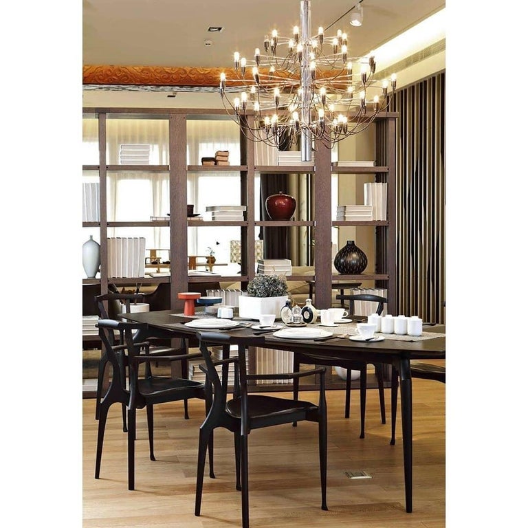 Set of 2 Gaulino Chair Framed In Open Pore Lacquered Ash Black and ...