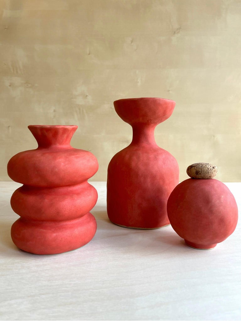 Set Of 2 Georgia and Sadie Vase by Meg Morrison For Sale at 1stDibs