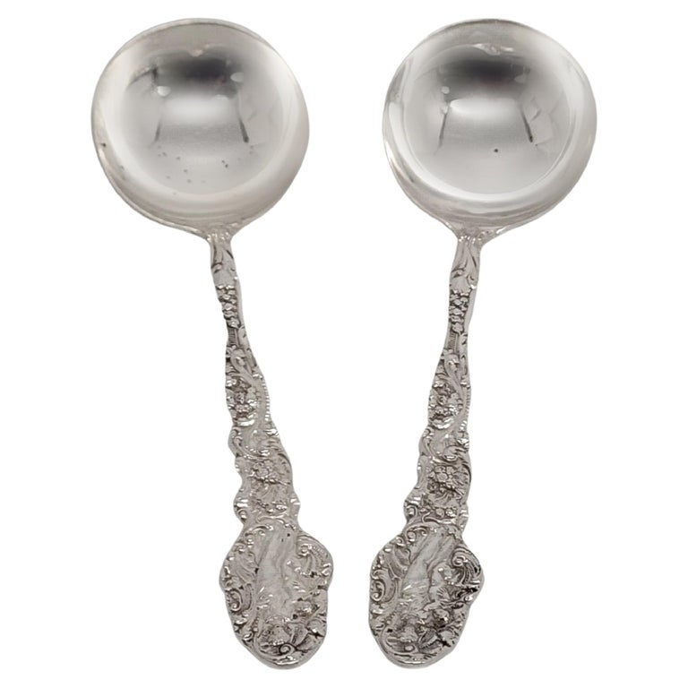 Set of 2 Gorham Versailles Sterling Silver Round Bowl Soup Bouillon ...
