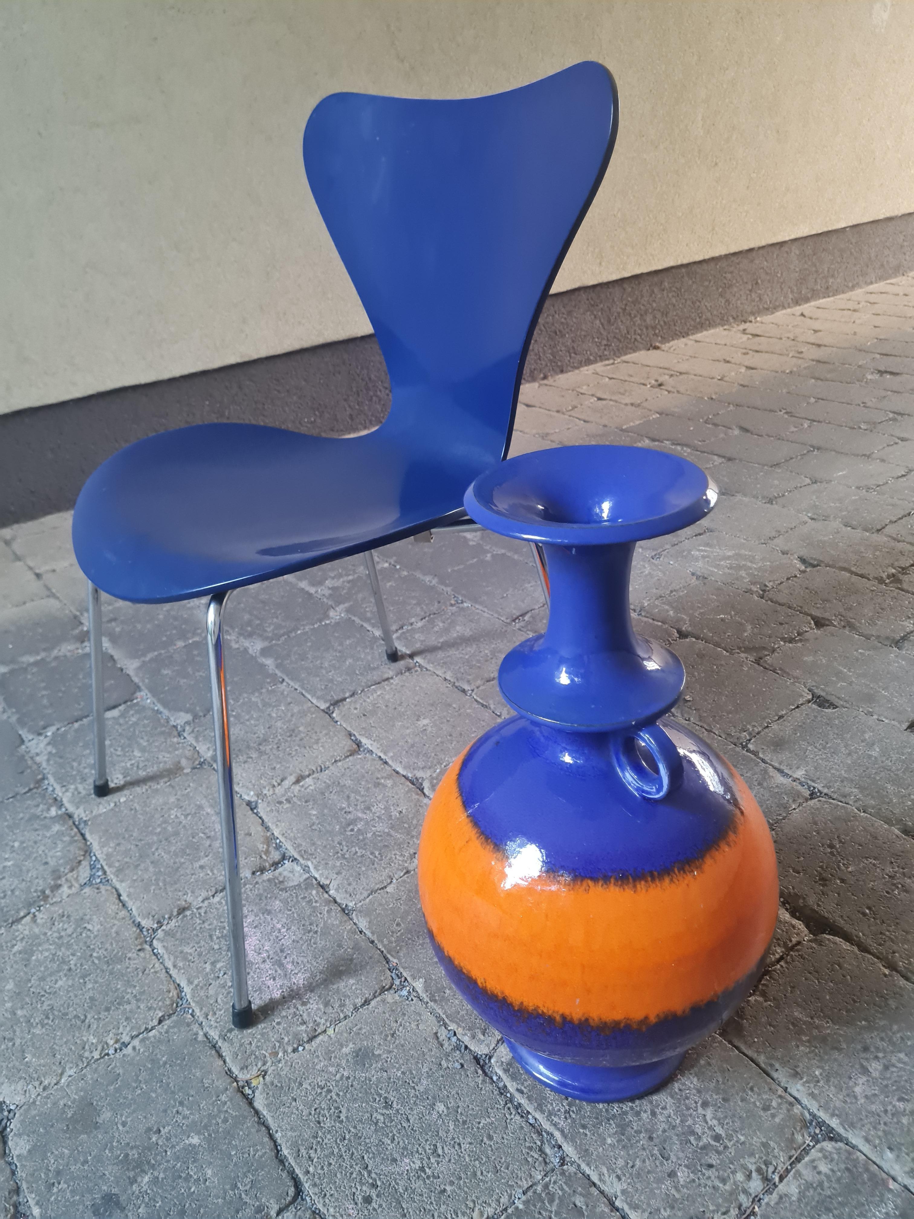 Set of 2 Hutschenreuther Solar Vase Renee Neue 1975 Pop Art Ceramic For ...