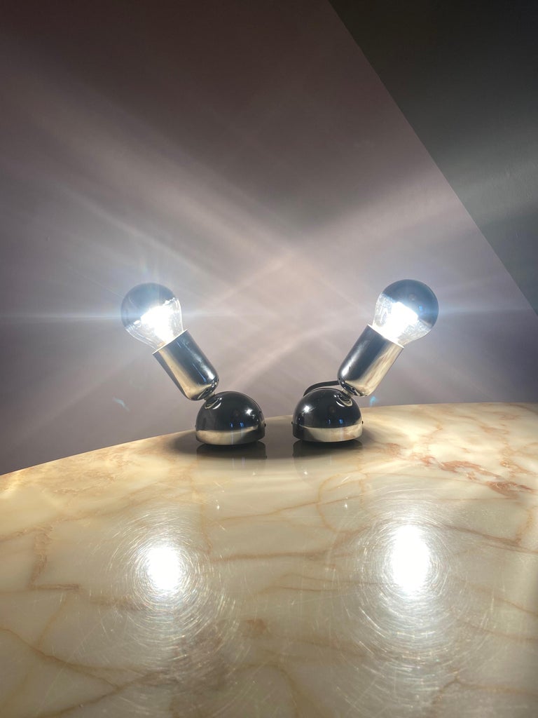 Set of 2 Ingo Maurer Wall Table Lamp Pollux by M. Design Germany For ...