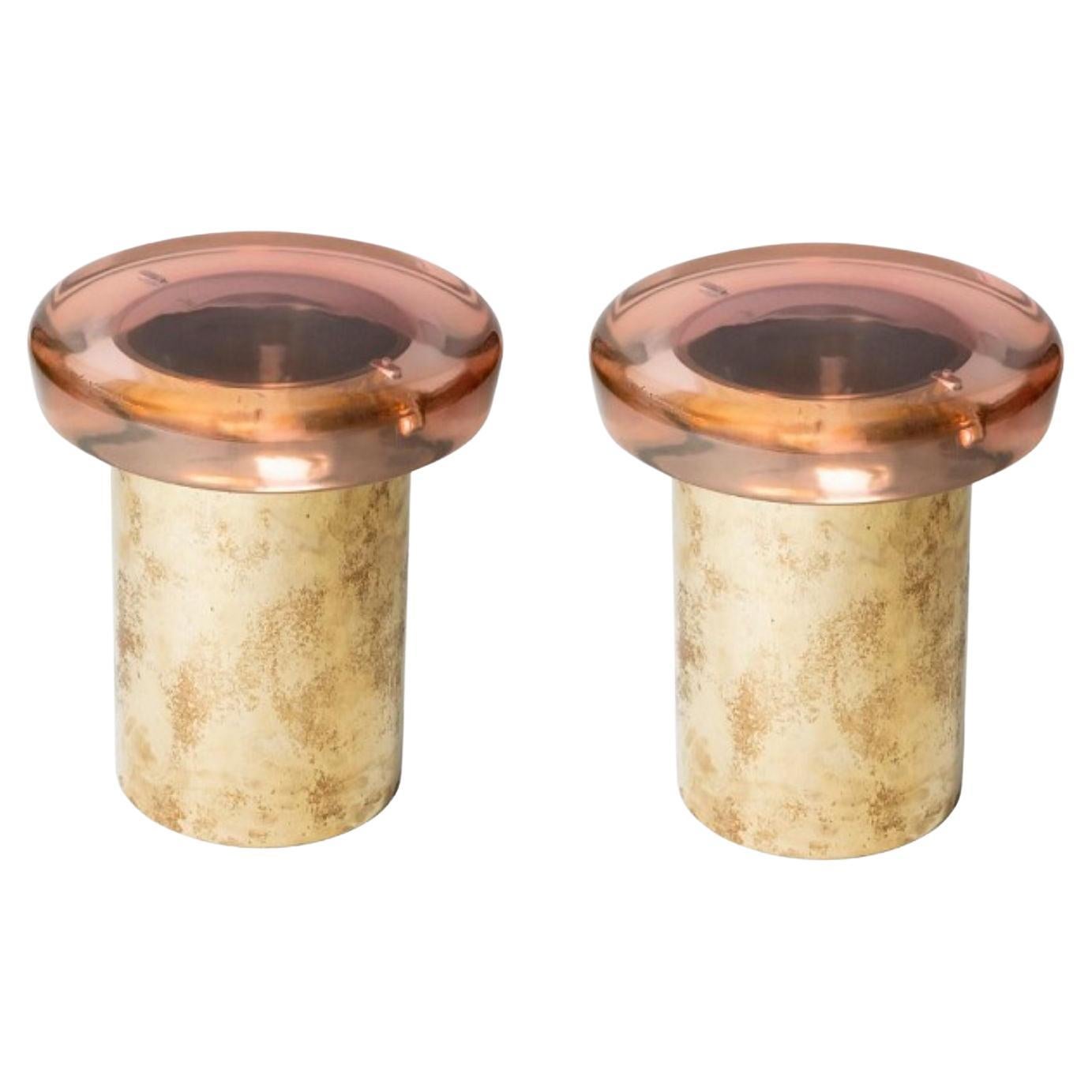 Jade Stool by Draga and Aurel Resin and Brass, 21st Century For Sale at ...