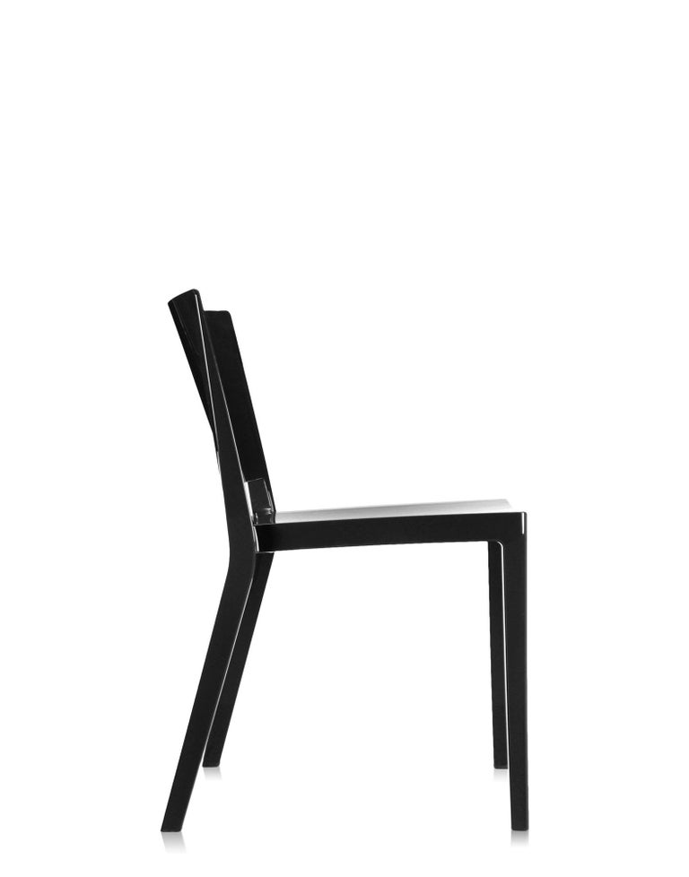 Set of 2 Kartell Lizz Chairs in Black by Piero Lissoni and Carlo ...