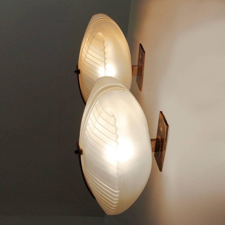 Set of Two Lambda Appliques by Vico Magistretti for Artemide, 1960s at ...