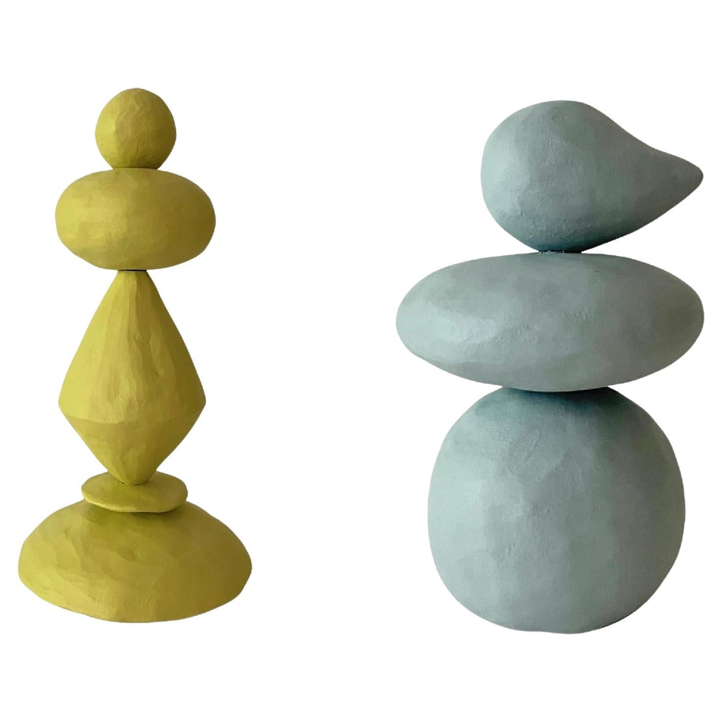 Set of 2 Austin and Albert Sculptures by Meg Morrison For Sale at 1stDibs
