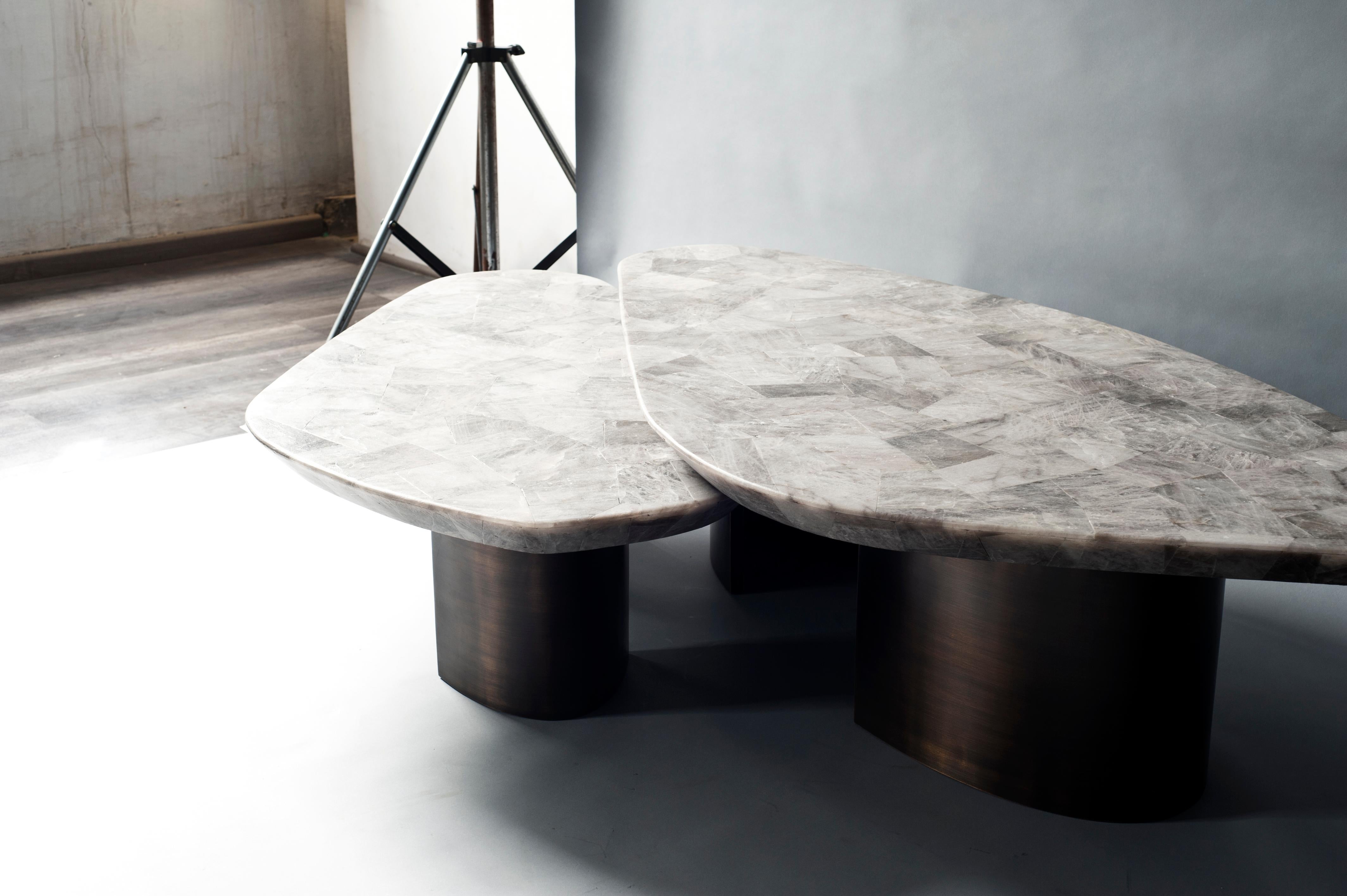 Set of 2 Ledge Coffee Table by DeMuro Das For Sale at 1stDibs