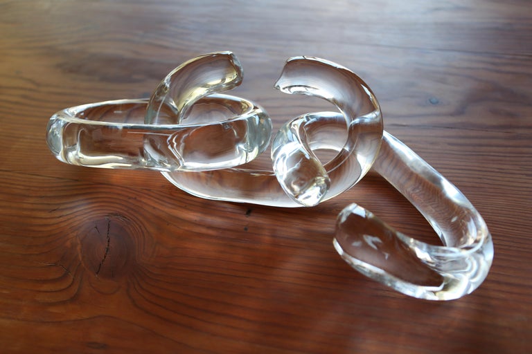 Set of 2 Link Sculpture by SkLO For Sale at 1stDibs